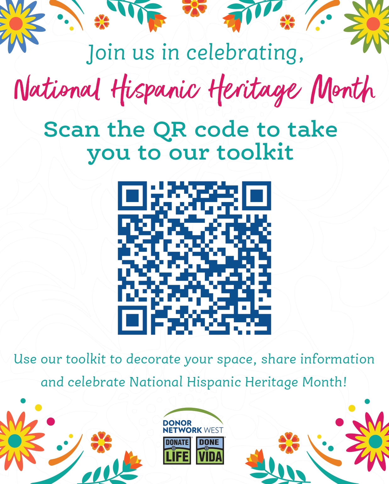 National Hispanic Heritage Month - Donor Network West